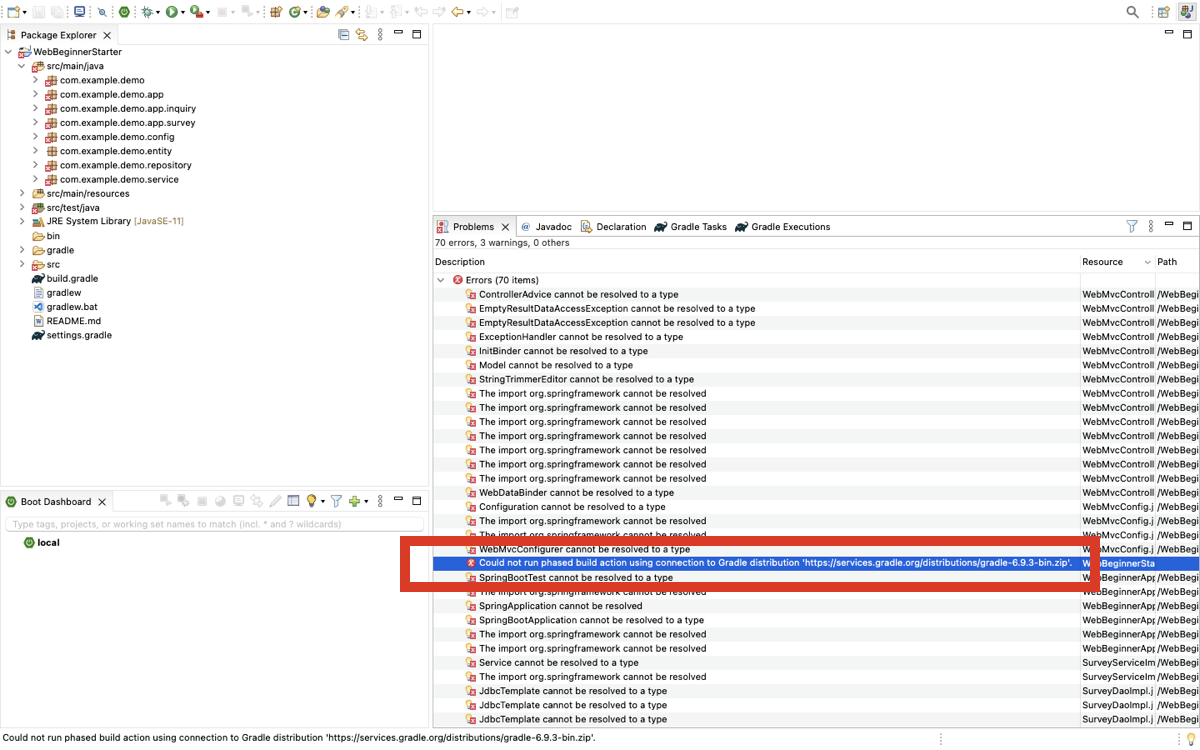 Stsにgradleのプロジェクトファイルをインポートすると「could Not Fetch Model Of Type ‘gradlebuild」というエラーが出る エンコードログ 0431