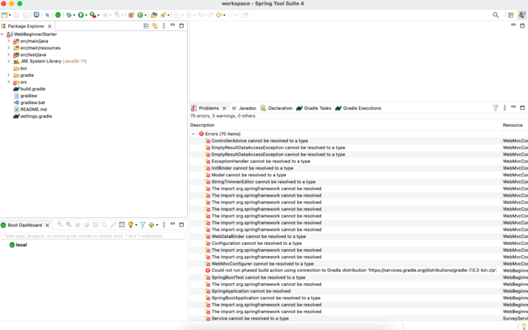 Stsにgradleのプロジェクトファイルをインポートすると「could Not Fetch Model Of Type ‘gradlebuild」というエラーが出る エンコードログ